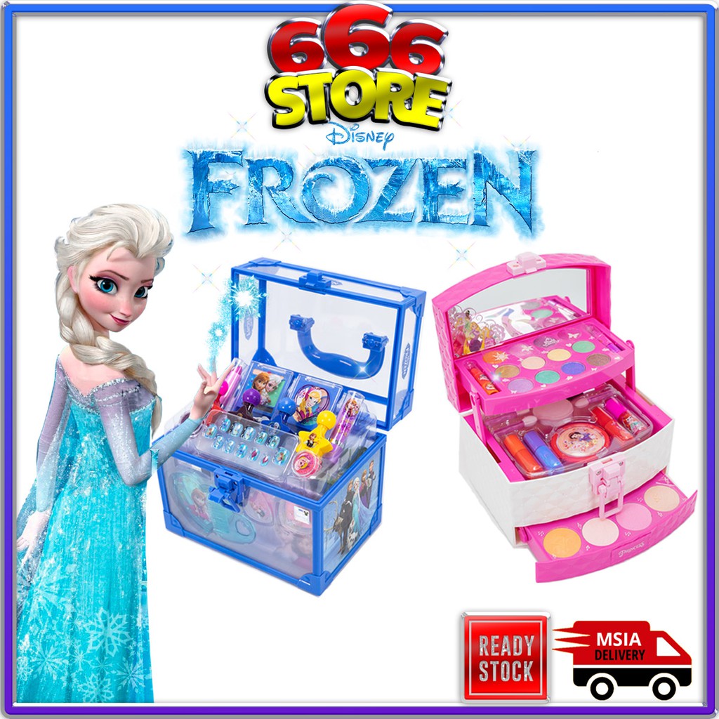X'MAS Gift Kid Disney Frozen Princess Cosmetic Set Box Kid Make up Set ...