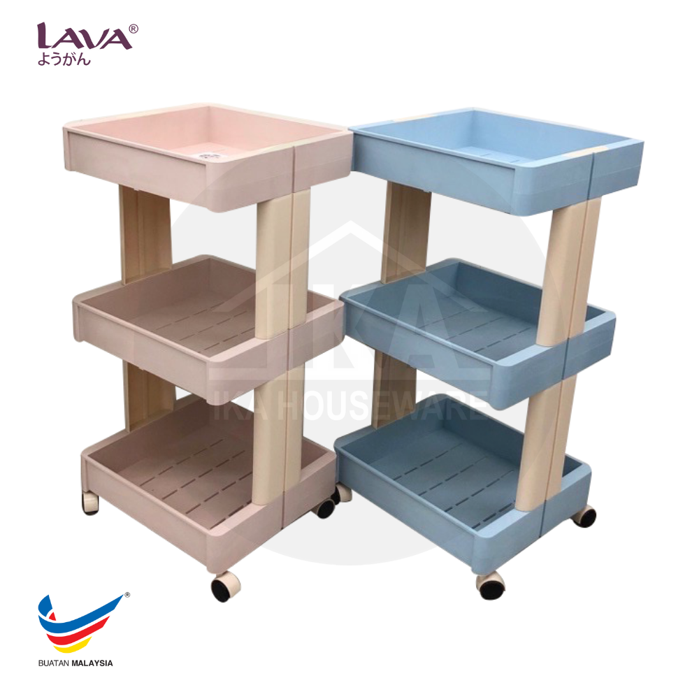 LAVA 3 Tier Multipurpose Trolley MPT3371/3 / Multipurpose Rack With ...