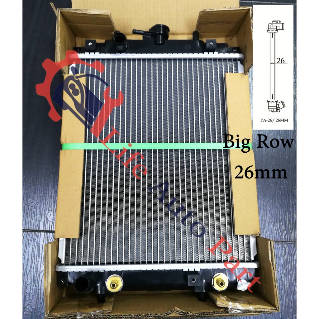 Kelisa Kenari Radiator Tangki Air kereta Double layer 26mm AT/MT ...