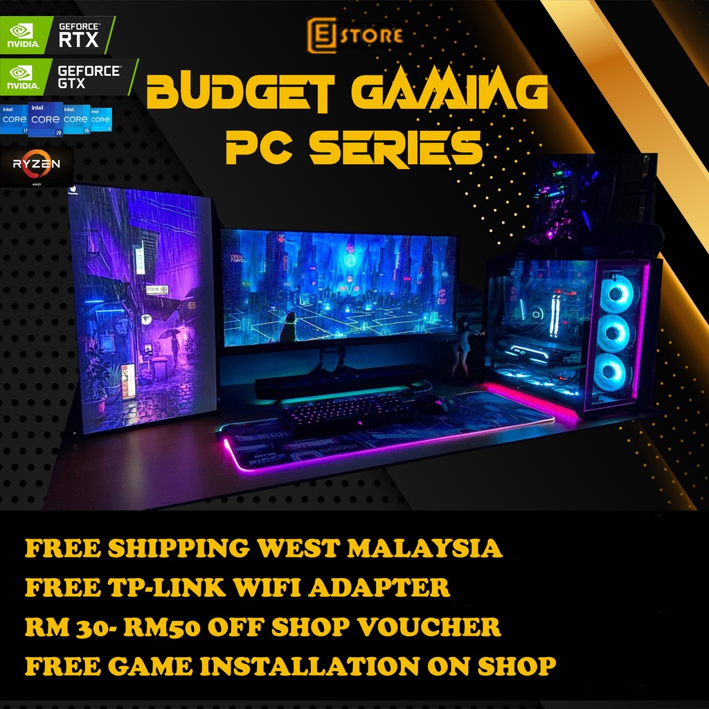 BUDGET GAMING PC BUILD (INTEL/AMD Custom Build PC/Budget Gaming PC ...