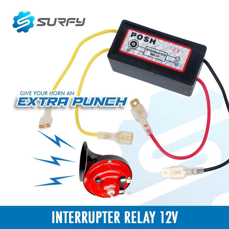 Posh Horn Relay Interrupter 12V Universal | Shopee Malaysia
