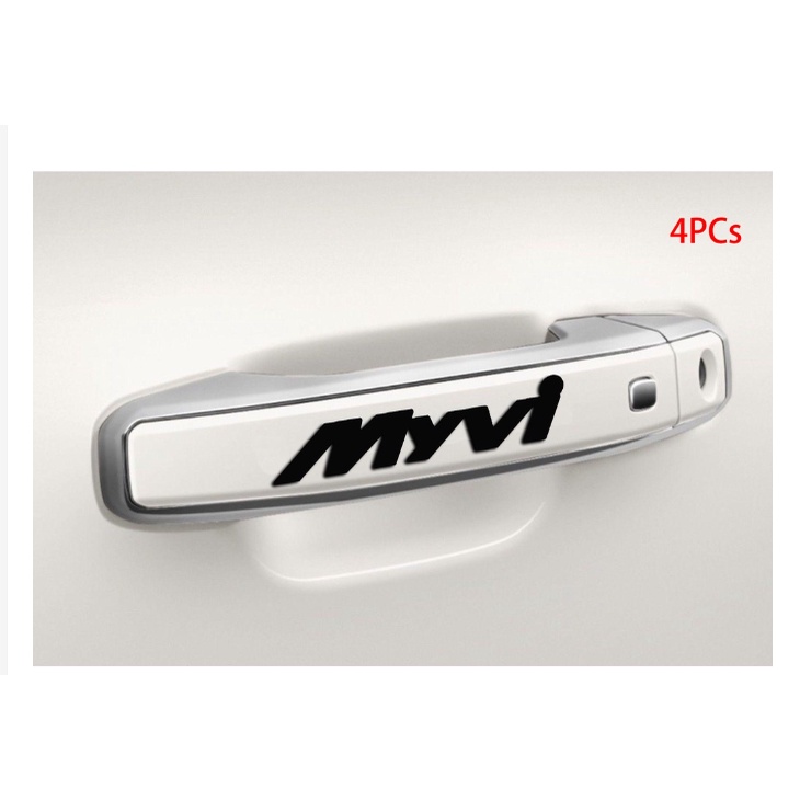 12cmx2cm 4 Pcs Myvi Logo For Car Handle Door Knob Sticker Decal VInyl ...