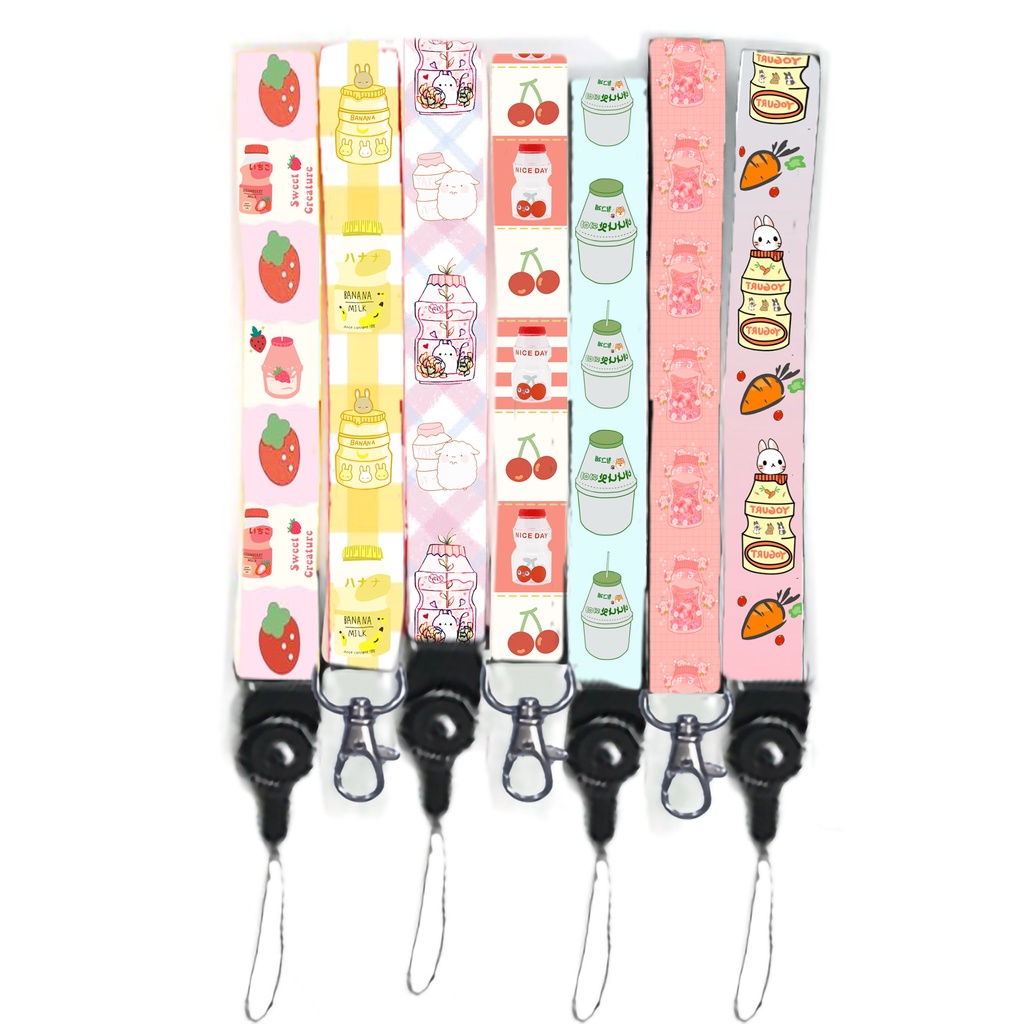 Yakult STI19 strap cartoon cute short name tag strap 15cm | Shopee Malaysia