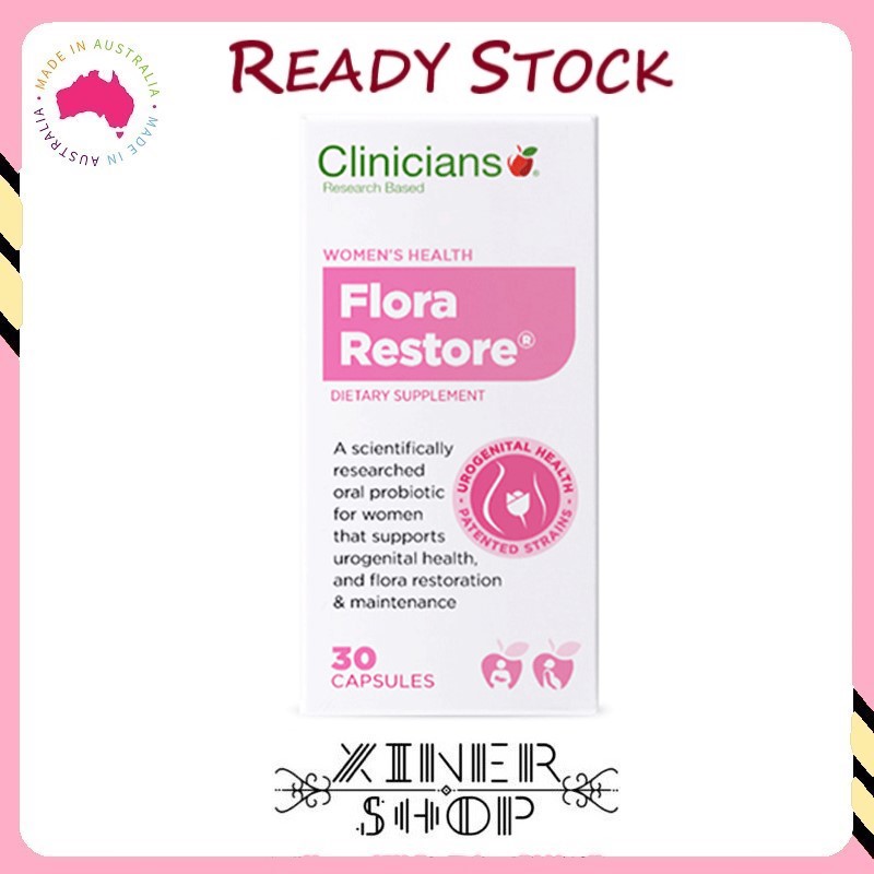 [Pre Order EXP Date 04/2024] CLINICIANS Flora Restore Woman Oral ...
