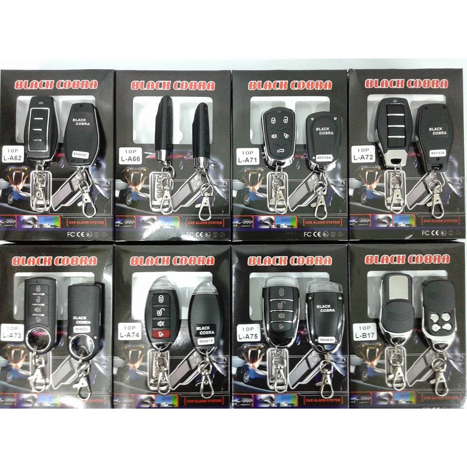 Black Cobra Car Alarm System 10P 10PIN 10 PIN | Shopee Malaysia