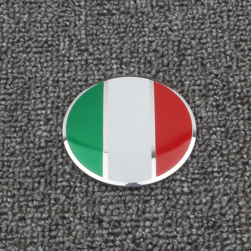 Universal Flag Car Sticker Italian Flag Sticker Scratch Sticker Fender ...