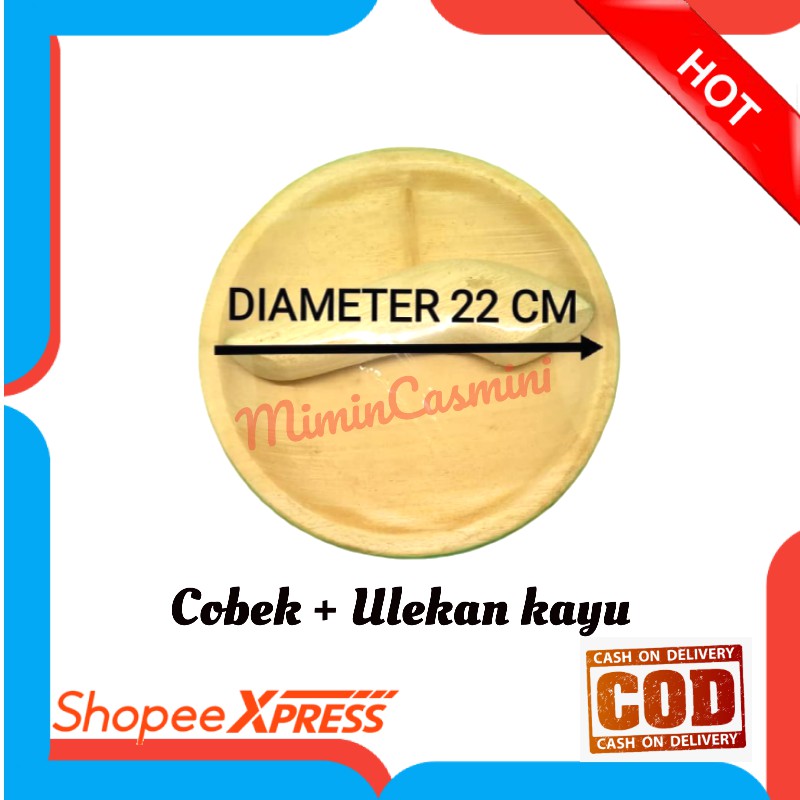 KAYU Wooden COET / COBEK AND WOOD PUTTING 22 CM | Shopee Malaysia