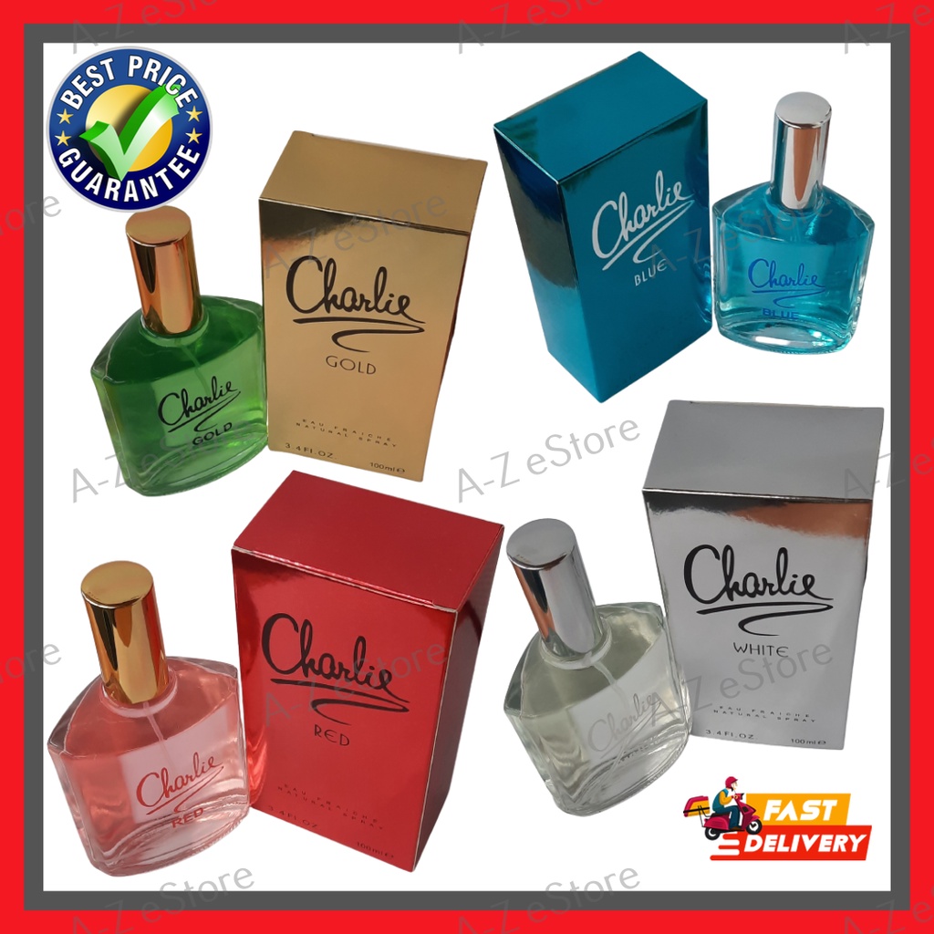 CHARLIE GOLD, RED, WHITE & BLUE BY CHARLIE Collection 100ml UNISEX ...
