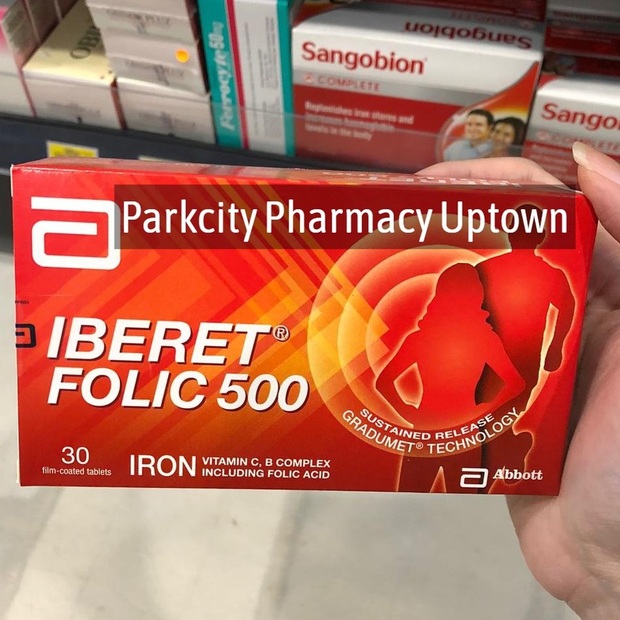 Abbott Iberet Folic 500 film-coated Tablets 30s 2589 | Shopee Malaysia