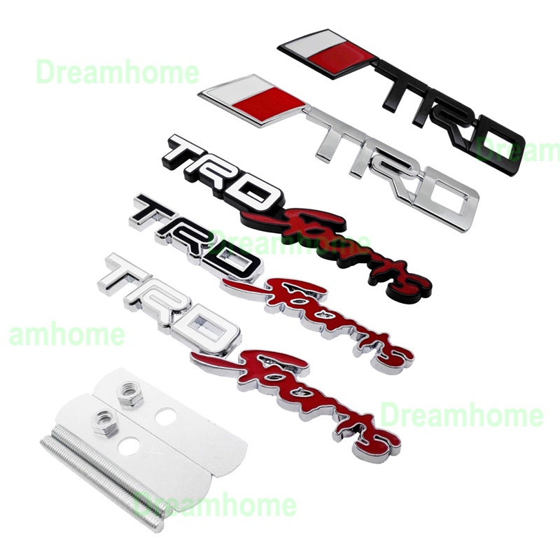 Front Grille Emblem For Toyota TRD Sports Yaris Prado Corolla 4Runner ...
