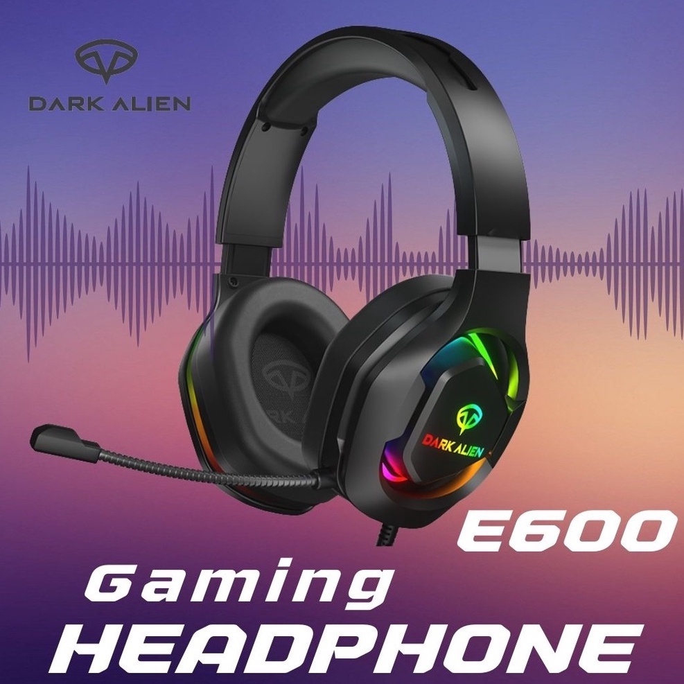 (NEW) Dark Alien RGB 7.1 Noise Cancelling Surround PC Gaming Headset ...