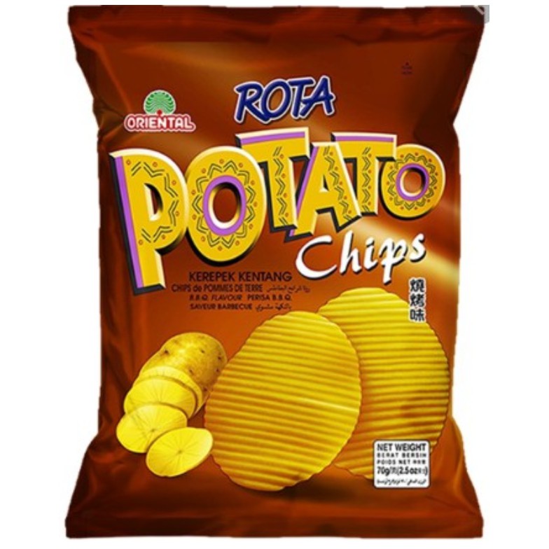 ORIENTAL ROTA POTATO CHIPS kerepek kentang 薯片 potato chips 12x70G ...