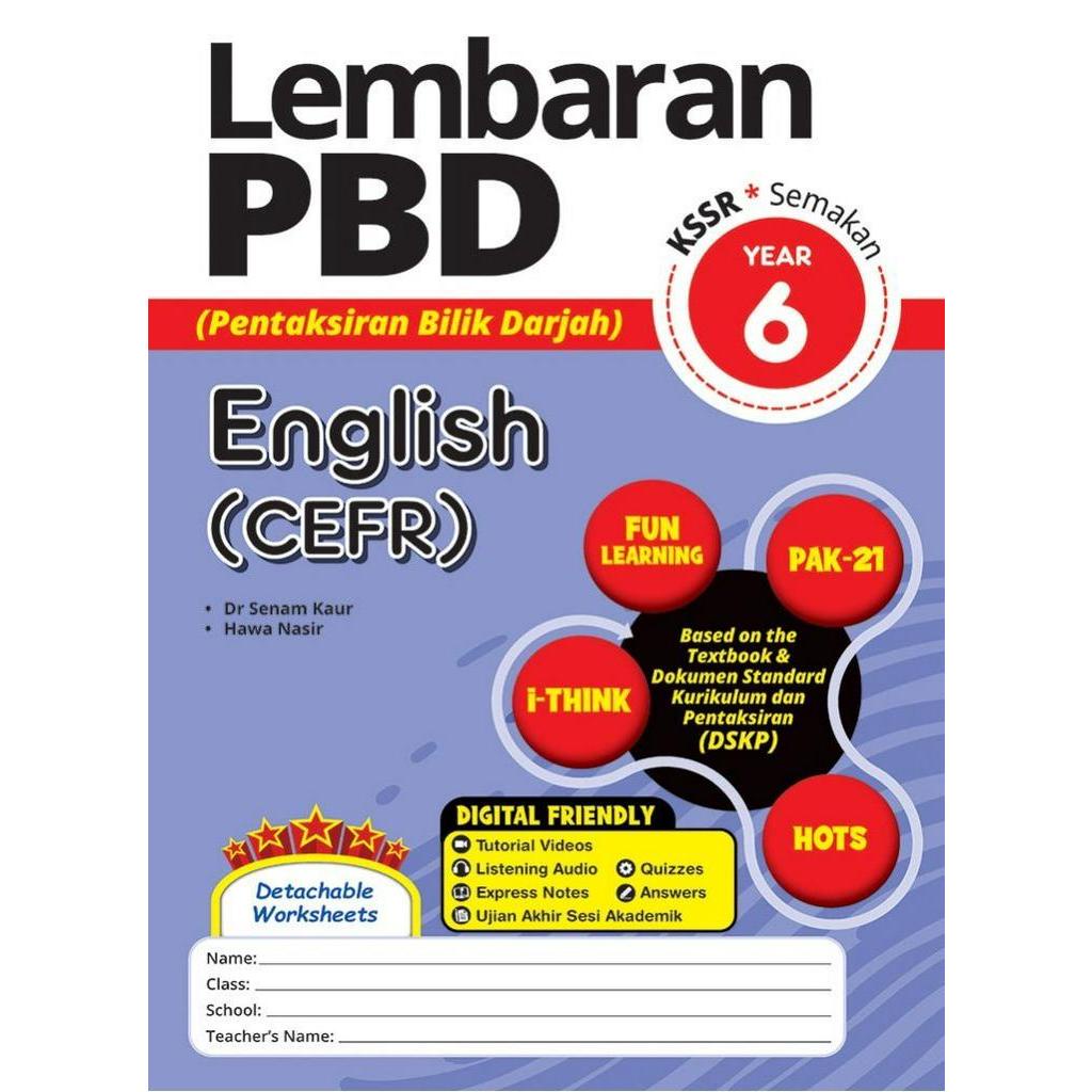 Buku Latihan : Lembaran PBD Tahun 4 / 5 / 6 Edisi 2024 - Bahasa Melayu / English / Sains ...