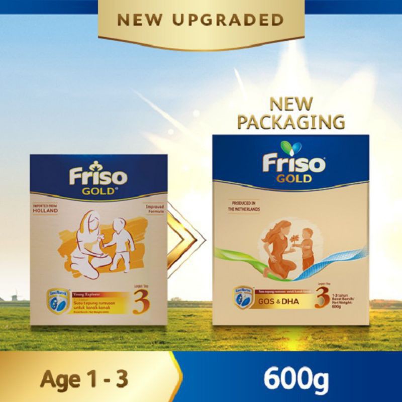 Friso Gold Step 3 600g ( New Launch ) ( Upgraded Formula ) | Shopee ...
