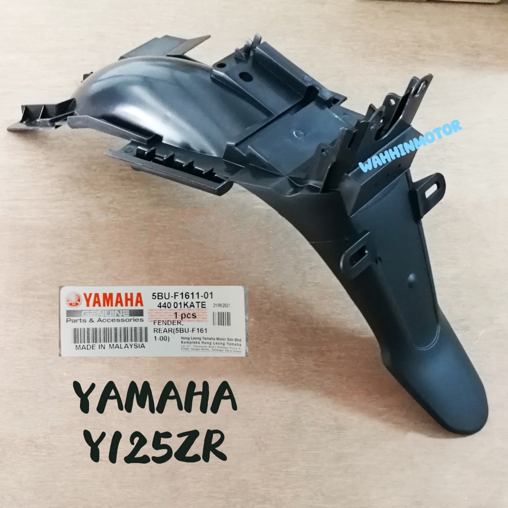 100% ORIGINAL HLY YAMAHA Y125 Y125Z Y125ZR REAR FENDER EKOR MUDGUARD ...
