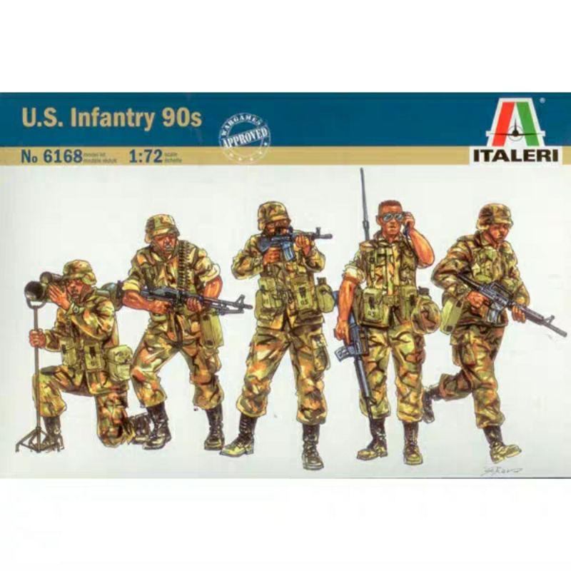 US Army Infantry 90s Figure Scale 1/72, Italeri | Shopee Malaysia