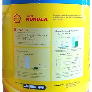 Shell Rimula R5 LE 10W40 CK4 (20 liters) - Shell CK4 10W40 Diesel ...