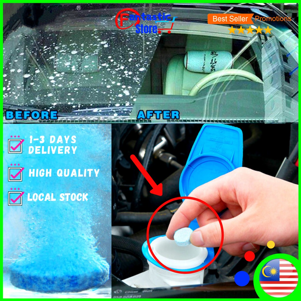 Car Windshield Cleaner Glass Cleaner Car Solid Wiper Window Cleaning ...