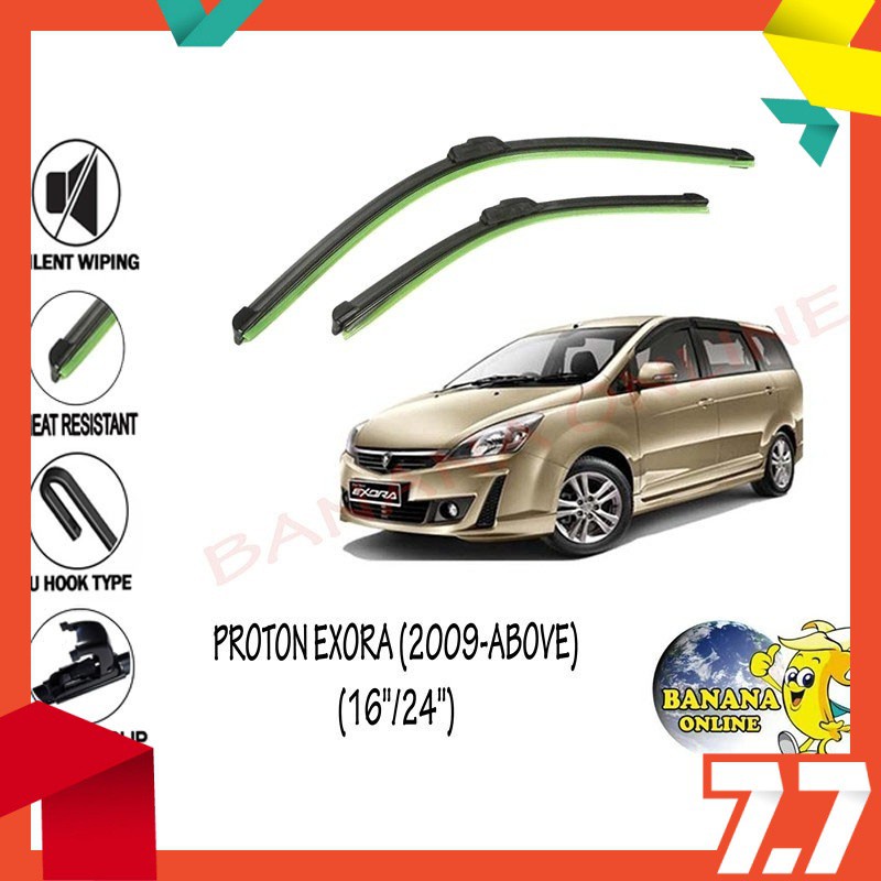Soft Wiper Rubber - Proton Exora (2009-Present) 16''/24'' | Shopee Malaysia