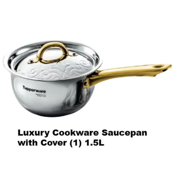Tupperware Luxury Cookware Saucepan with Cover (1) 1.5L OR Inspire ...