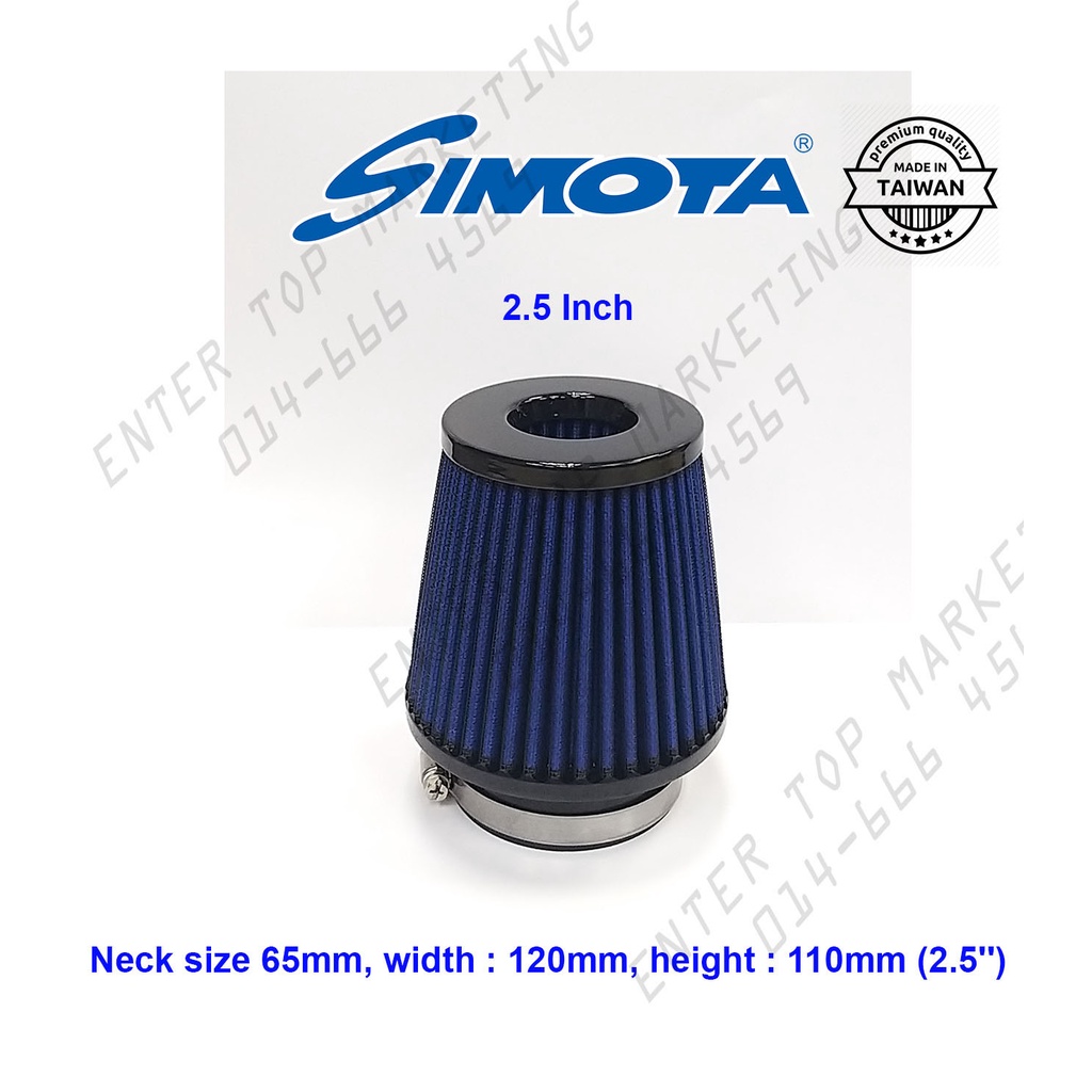 Simota Urethane Air Filter Open Pod Air Filter 2.5'' 3'' 4'' 4.5'' 6 ...