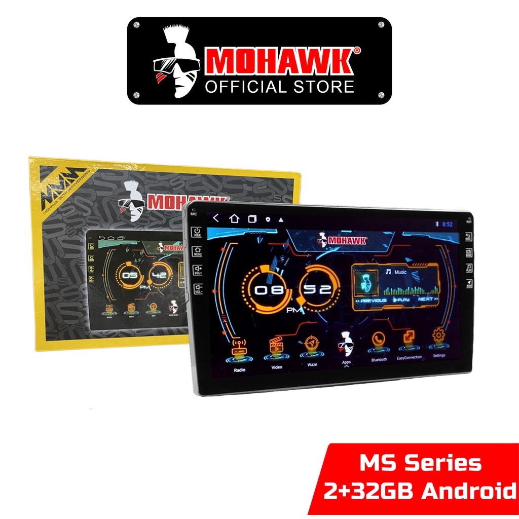 Mohawk MS Series 2+32GB Built in DSP 4G QLED Car Android Player Plug n ...
