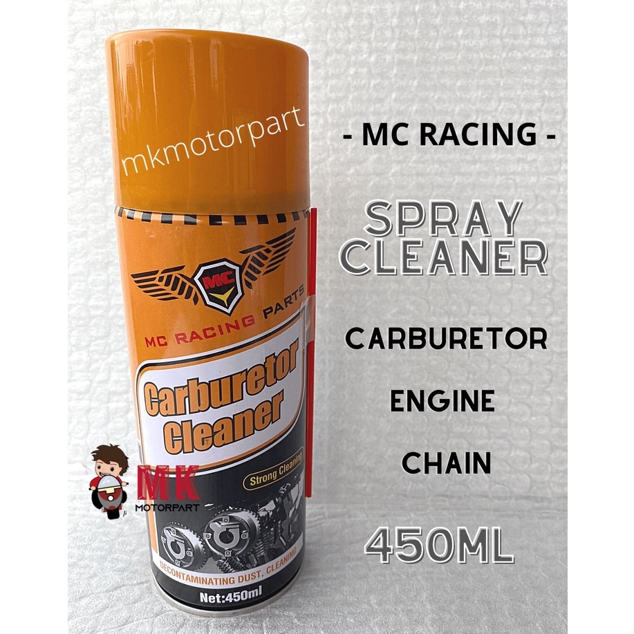 [ 450ML ] MC RACING CARBURETOR CLEANER Spray Degreaser Engine & Chain ...