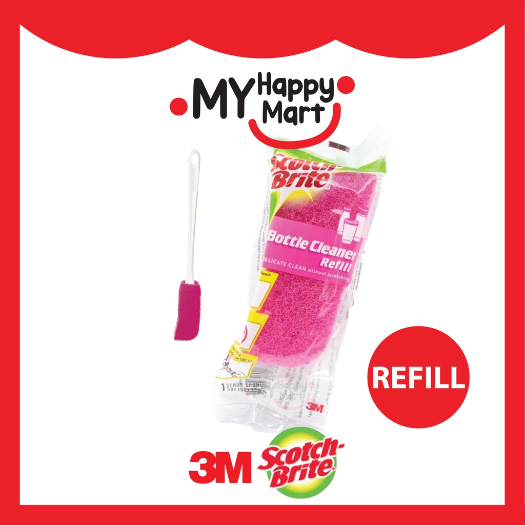 3M Scotch Brite Bottle Cleaner Refill (1 Pc/Pack) 3M™ Scotch-Brite ...