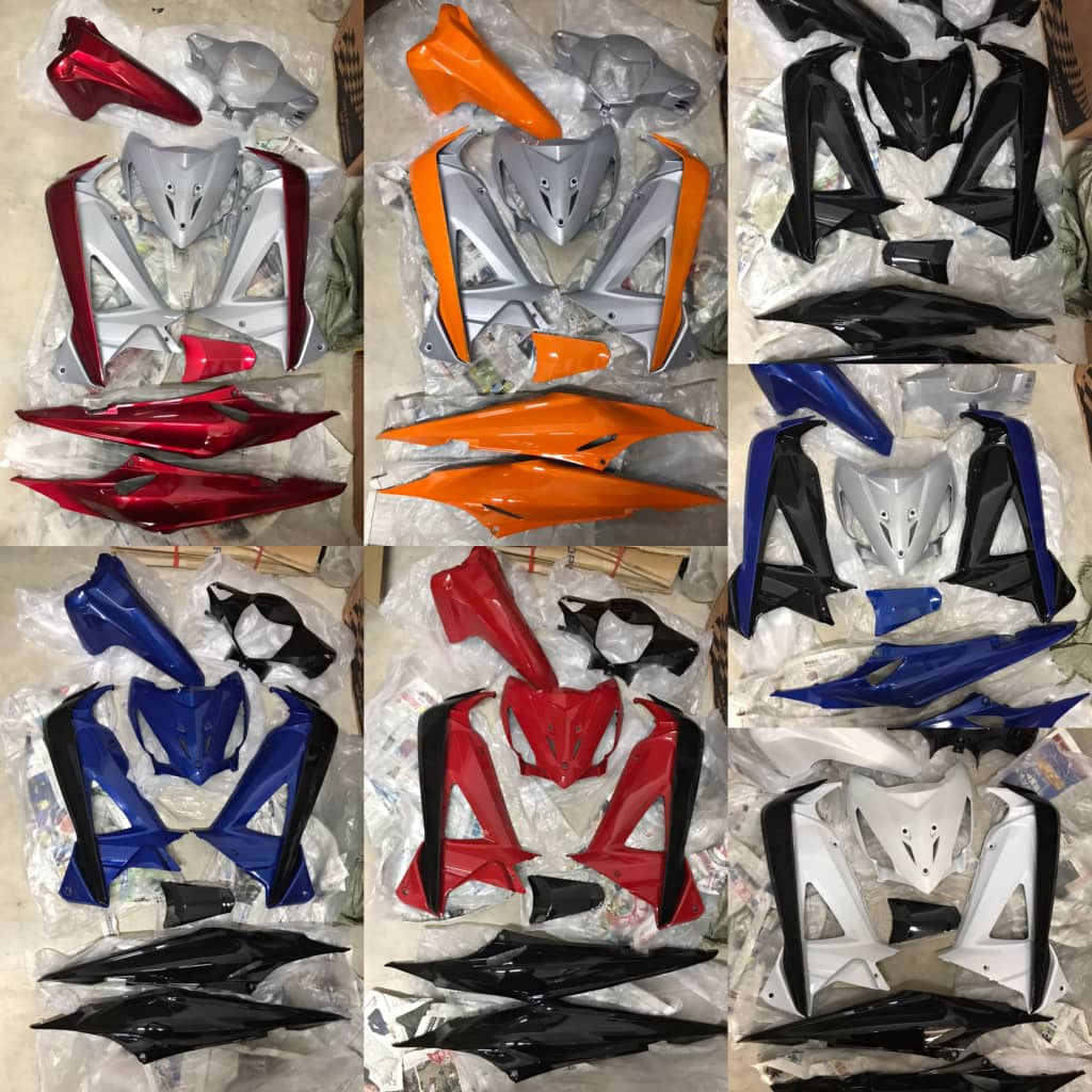 (KOSONG) Coverset Cover set (HLD) Honda wave125x wave 125x w125x ultimo ...