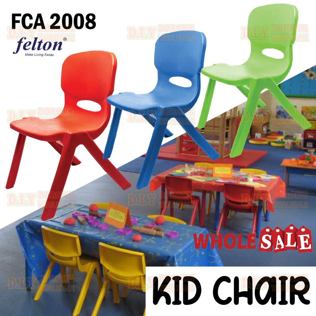 Felton Kid Chair FCA 2008 Junior Stool Sturdy Stable Sitting BPA FREE ...