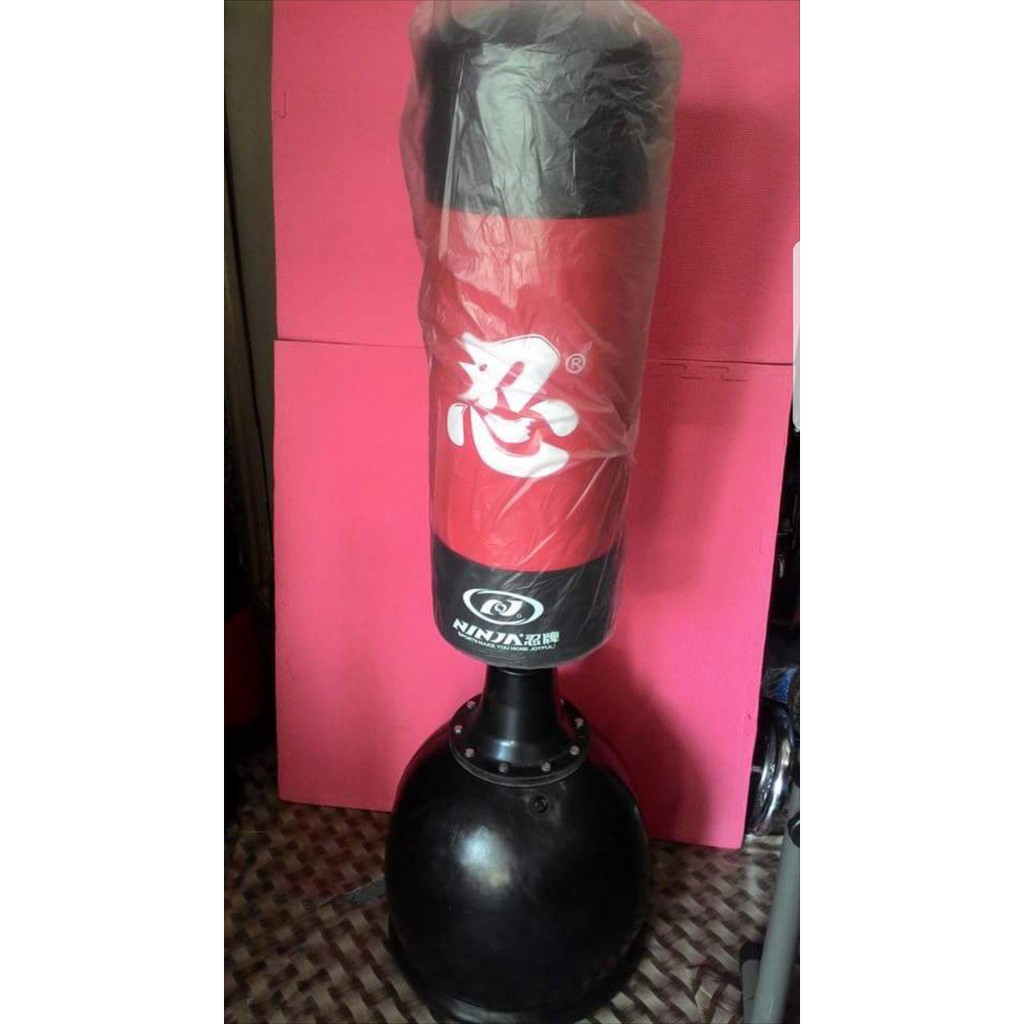 💥 Stand Punching Bag PU Leather Target Practice Training Taekwondo ...