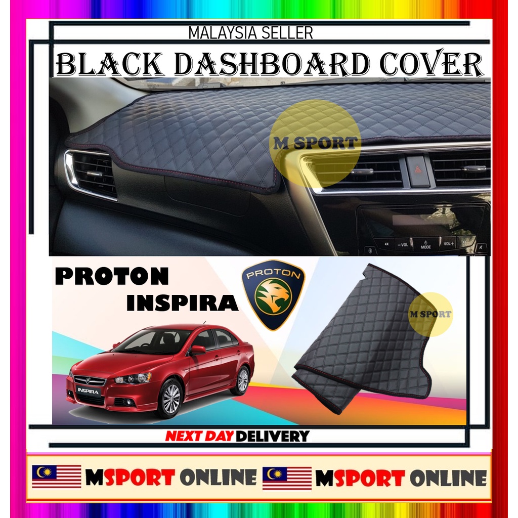 Proton Inspira Dashboard Cover Black Oem Emblem Made in Malaysia ...