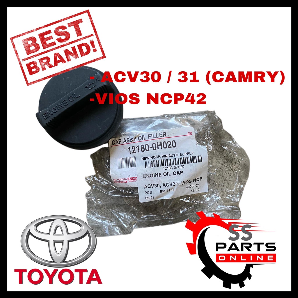 ssp. CAMRY ACV30 ACV31 / VIOS NCP42 Engine Oil Cap | Shopee Malaysia