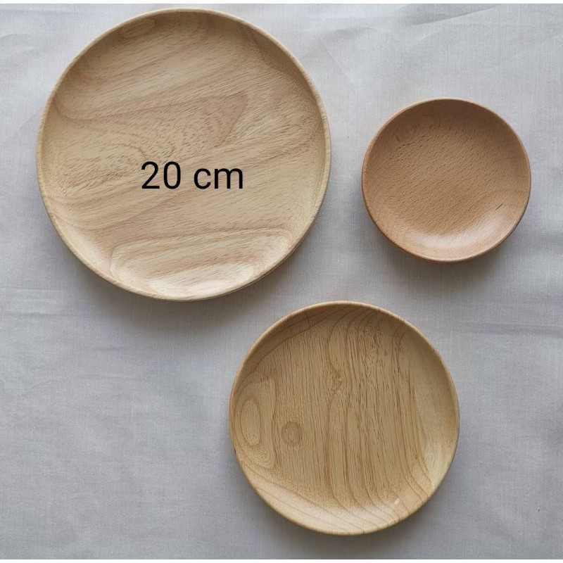 💥 HIGH QUALITY💥 Wooden Plate Pinggan Kayu | Shopee Malaysia