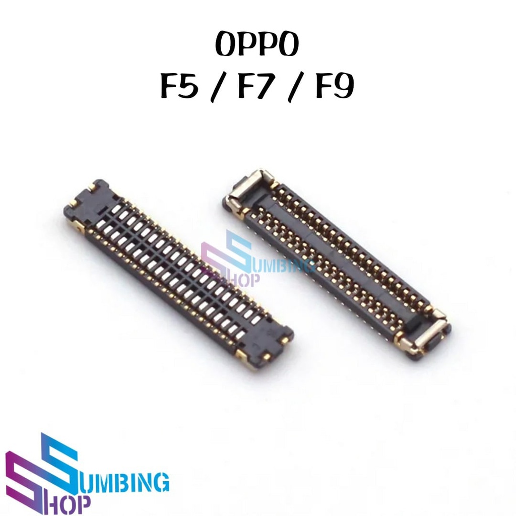 Lcd Connector Oppo F5 F7 F9 Socket Connector Fpc On Board | Shopee Malaysia