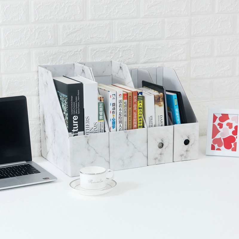 🇲🇾BY DESIGN Marble Paper Document File Holder Bekas Fail Buku Book ...