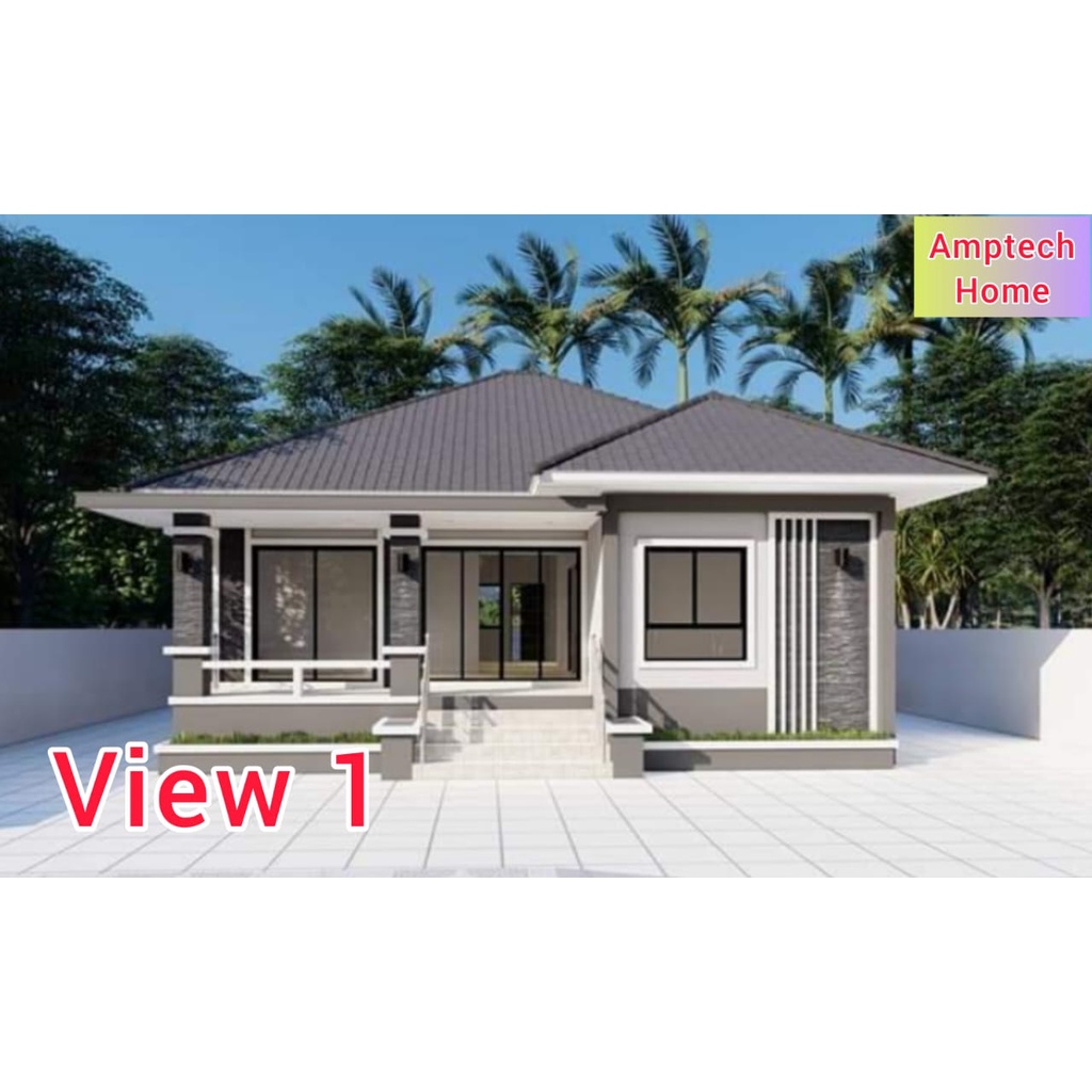 PELAN RUMAH 3 BILIK (LANTAI 25'x30') 750KPS ((BACA DESCRIPTION ...