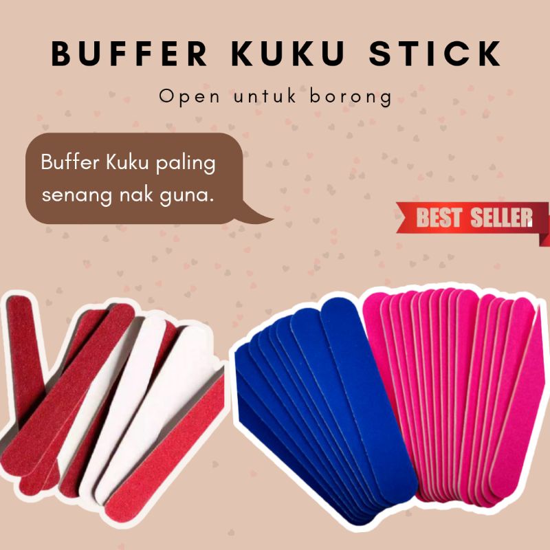 Pengilat Kuku Stick 2 Size Pendek Panjang Senang Nak Guna Murah Ready ...