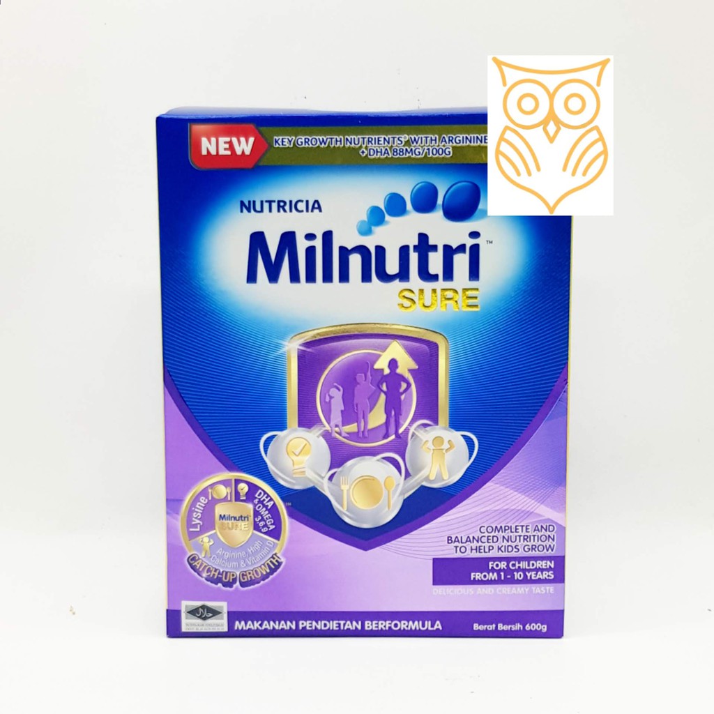 Nutricia Milnutri Sure (1-10 years) 600g | Shopee Malaysia