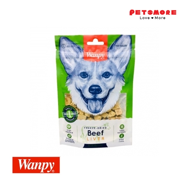 WANPY Freeze Dried Beef Liver For Dog (40g) | Shopee Malaysia