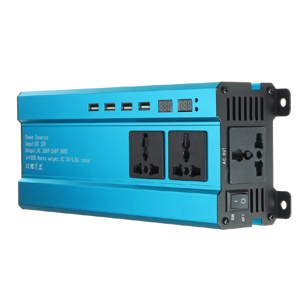 2000W 4000W 6000W Solar Inverter DC 12V to AC 220V Inverter Voltage ...