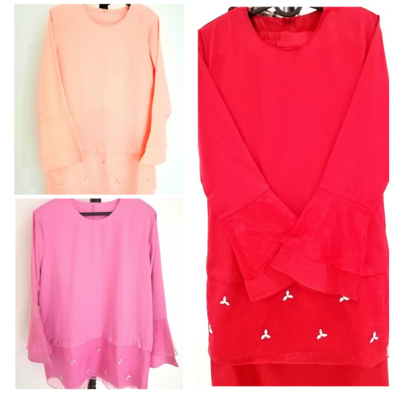 (Promo) Baju Kurung Modern Simple Murah Trendy Baju Tunang Bajet ...