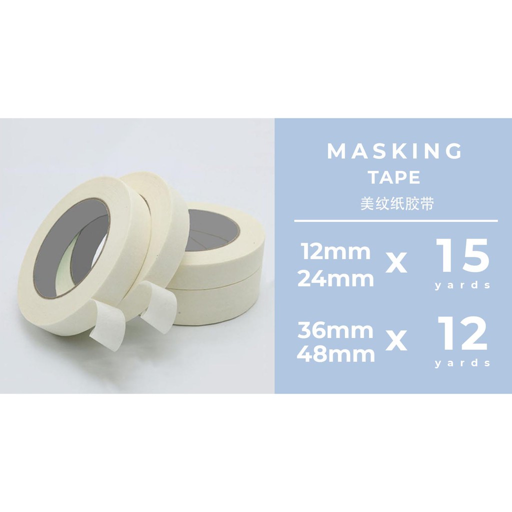Easy Tear Masking Tape - 24mm x 15Y | Shopee Malaysia