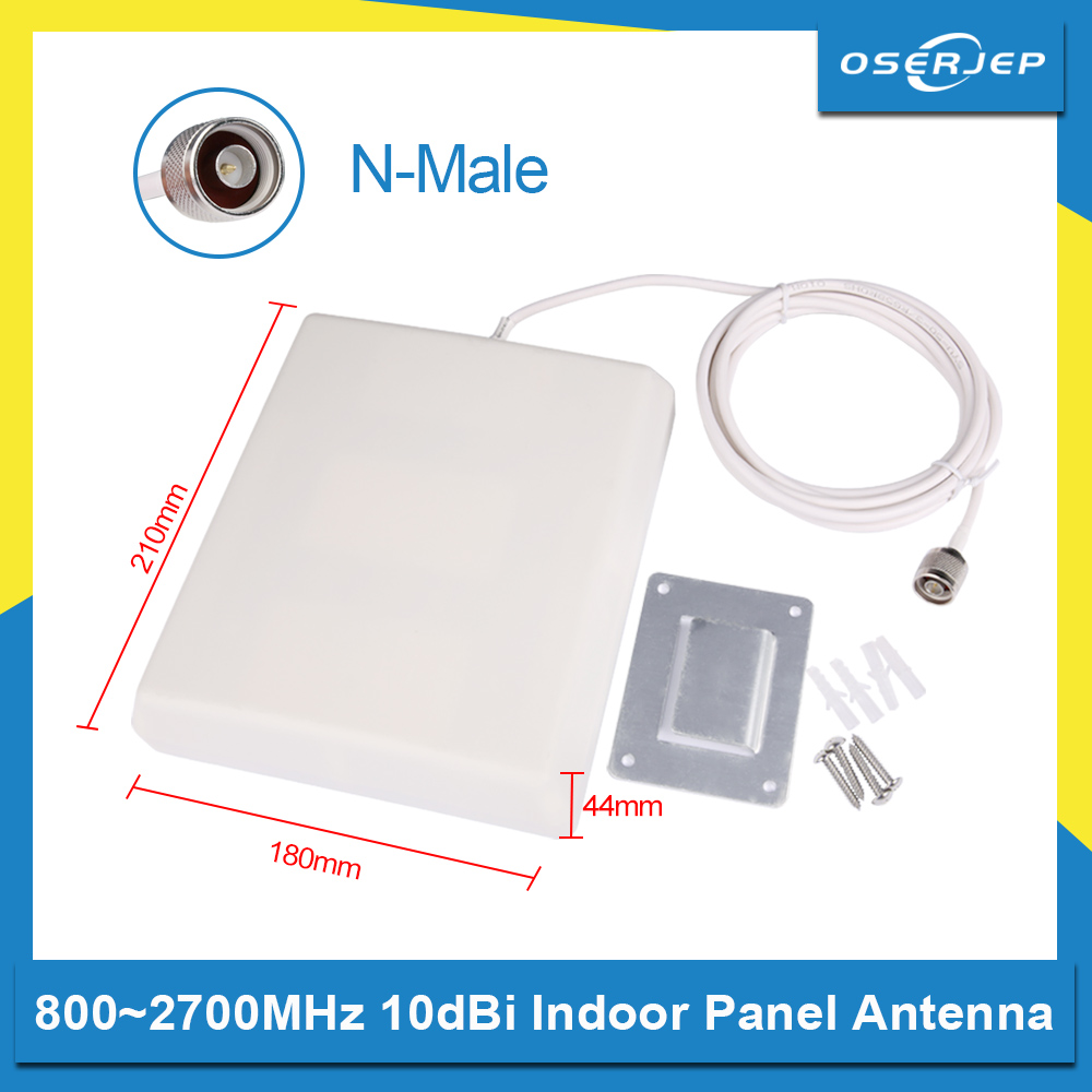 10dBi 800~2700MHz Indoor Panel Antenna Dual Band Antena Externa 2g 3g ...