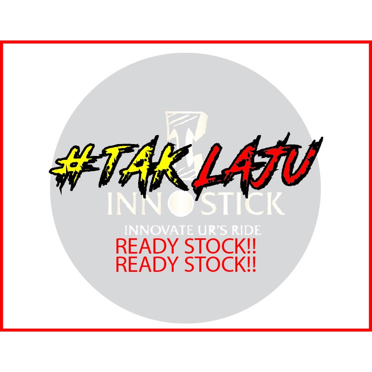 Sticker Motor Yamaha Honda Tak Laju Sticker | Shopee Malaysia