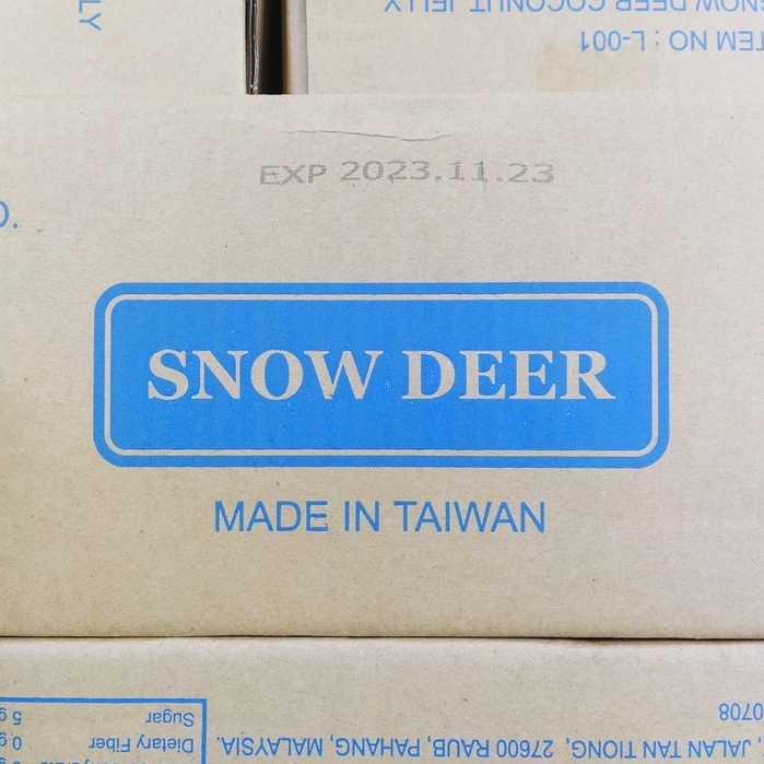 Snow Deer Coconut Jelly Gui Lin Gao (Carton) 6kg | 雪鹿牌龟苓膏 一箱 6kg ...
