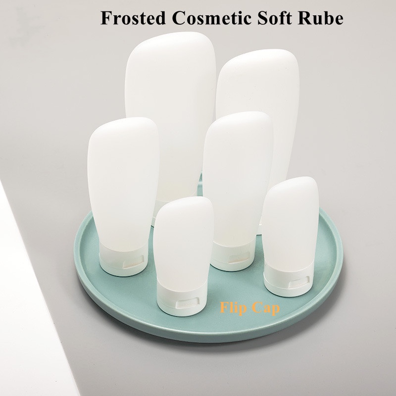 Frosted Flip Cap Lotion Hose Bottles Reusable Cosmetic Soft Rube Bottle ...