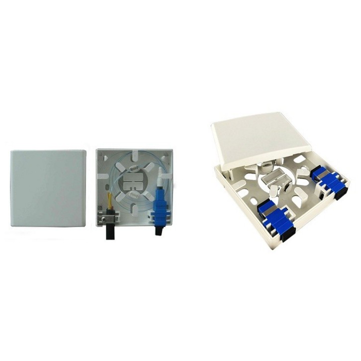 2 Ports FTTH Fiber Optic Terminal Box/Junction Box/Fiber Optic Wall ...