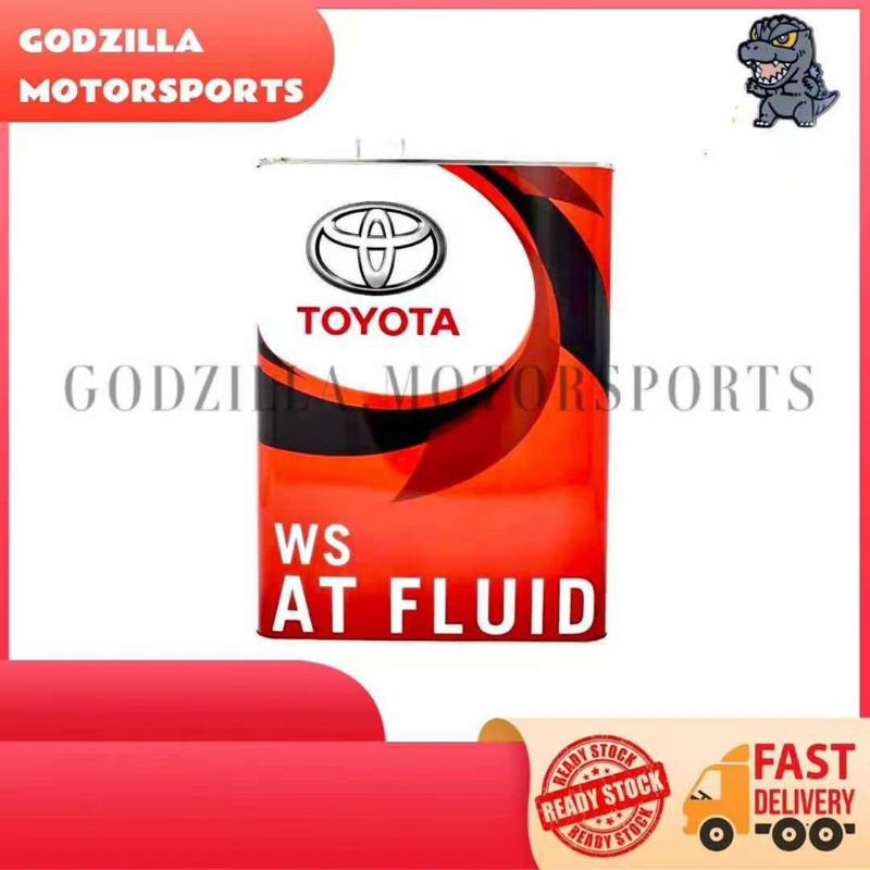 TOYOTA WS ATF AUTO TRANSMISSION OIL FLUID VIOS HILUX CAMRY ALTIS YARIS ...