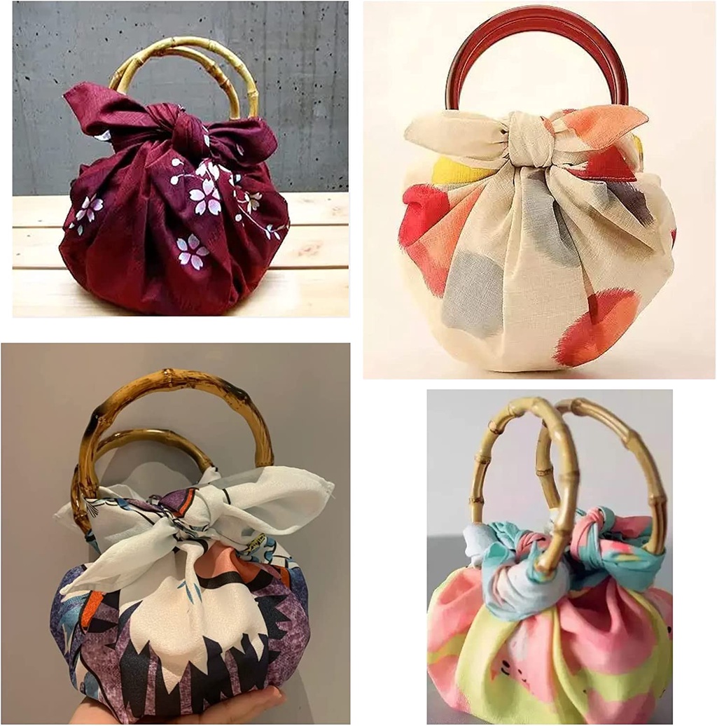 DIY Wood Bag Handle Round Handle Pemegang Beg Kayu Pemegang Buluh ...